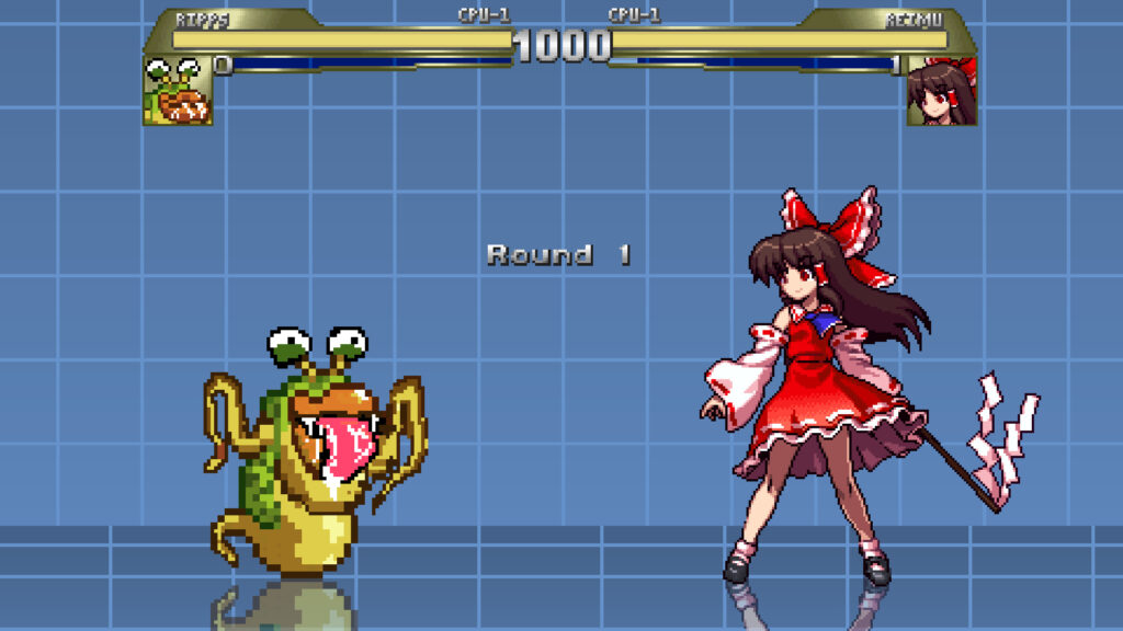 mugen リップス vs 博麗霊夢 | 猟奈のリョナ&エロ動画(第一拠点)