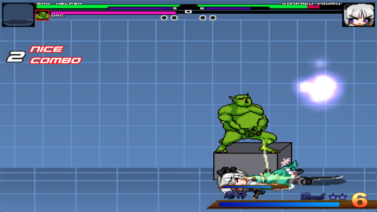 mugen orc vs 魂魄妖夢 | 猟奈のリョナ&エロ動画(第一拠点)