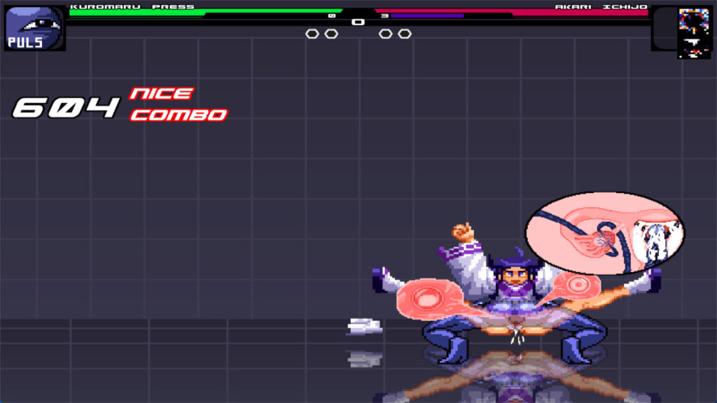 mugen kuromaru_press vs 一条あかり | 猟奈のリョナ&エロ動画(第一拠点)